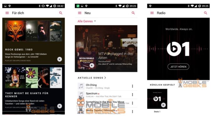 This is what Apple Music for Android will look like
