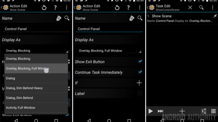 Build a custom control panel using Tasker Scenes - Android customization - Android Authority