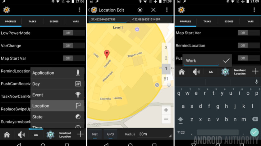 Tasker location and network tracking, time card part 2 - Android customization - Android Authority