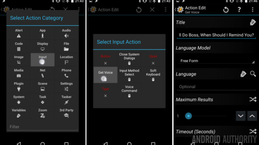 Create your own voice activated reminders using Tasker - Android customization - Android Authority