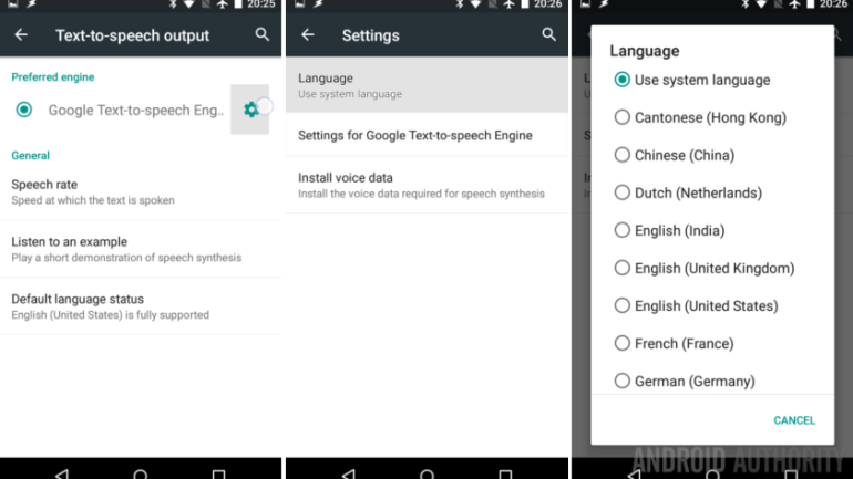 Don't like what you hear? Modify Google Text-to-speech voices - Android ...