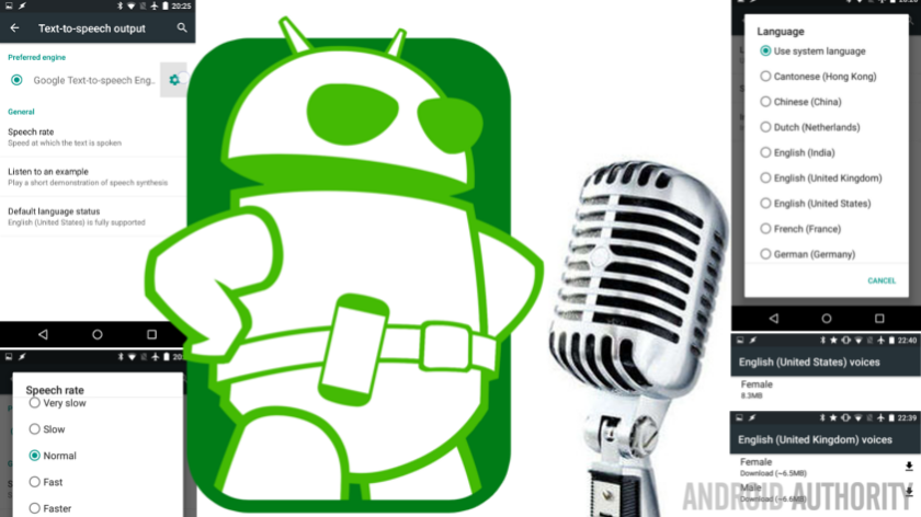 Google Text-to-speech now works within any app - Android Authority