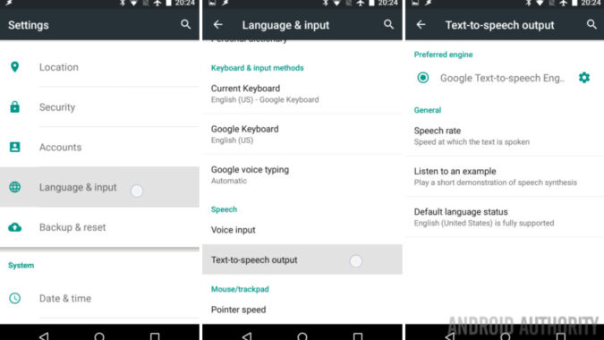 Don't like what you hear? Modify Google Text-to-speech voices - Android ...