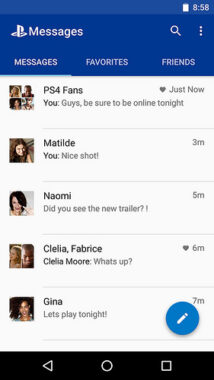 PlayStation Messages keeps you connected with PSN friends