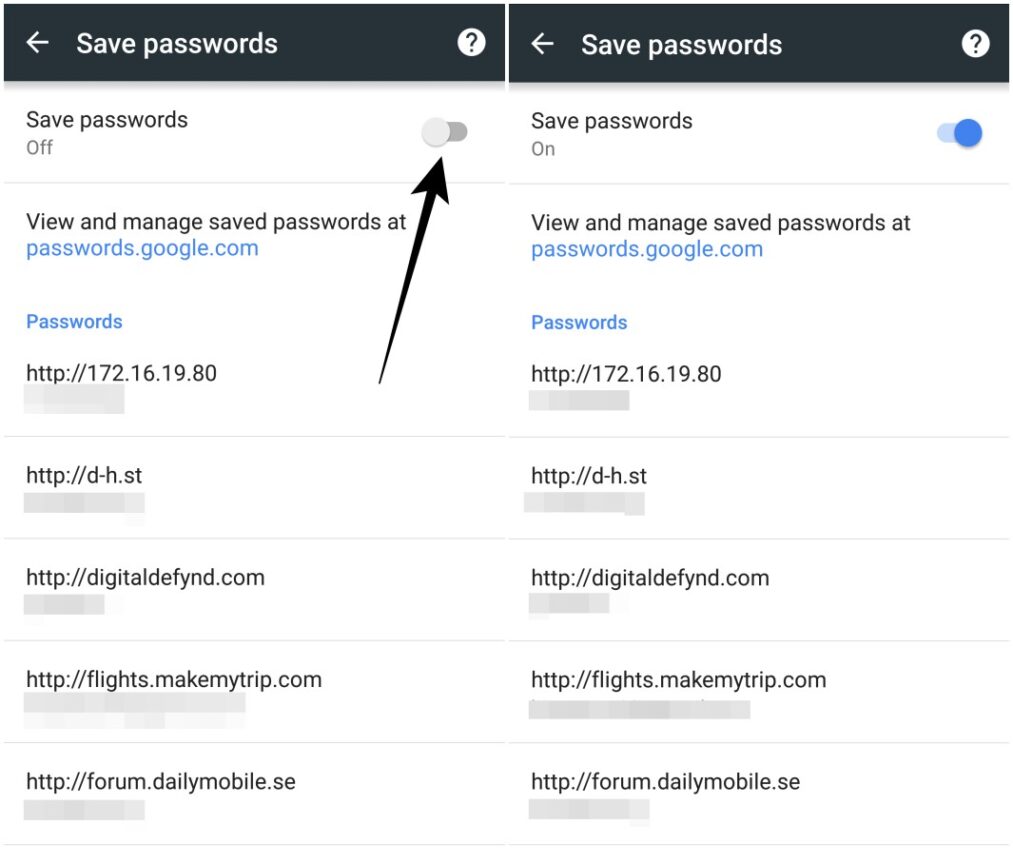 How to manage your saved passwords in Chrome for Android - Android ...