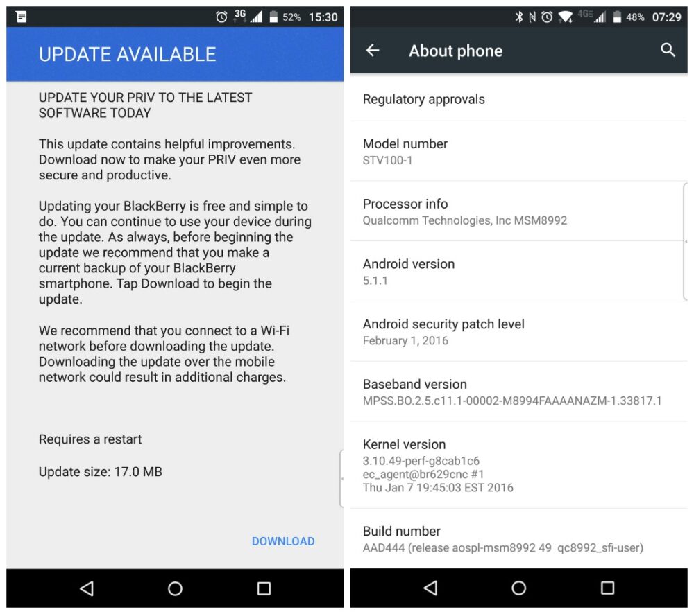 BlackBerry Priv February security patch is now rolling out - Android ...