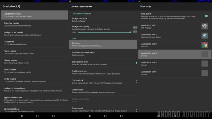 App shortcuts on your lockscreen using GravityBox, root required - Android customization ...