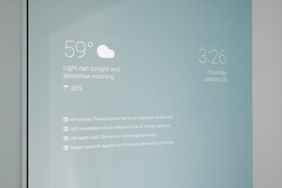 This home-made Smart Mirror that runs Google Now is the IoT device we ...