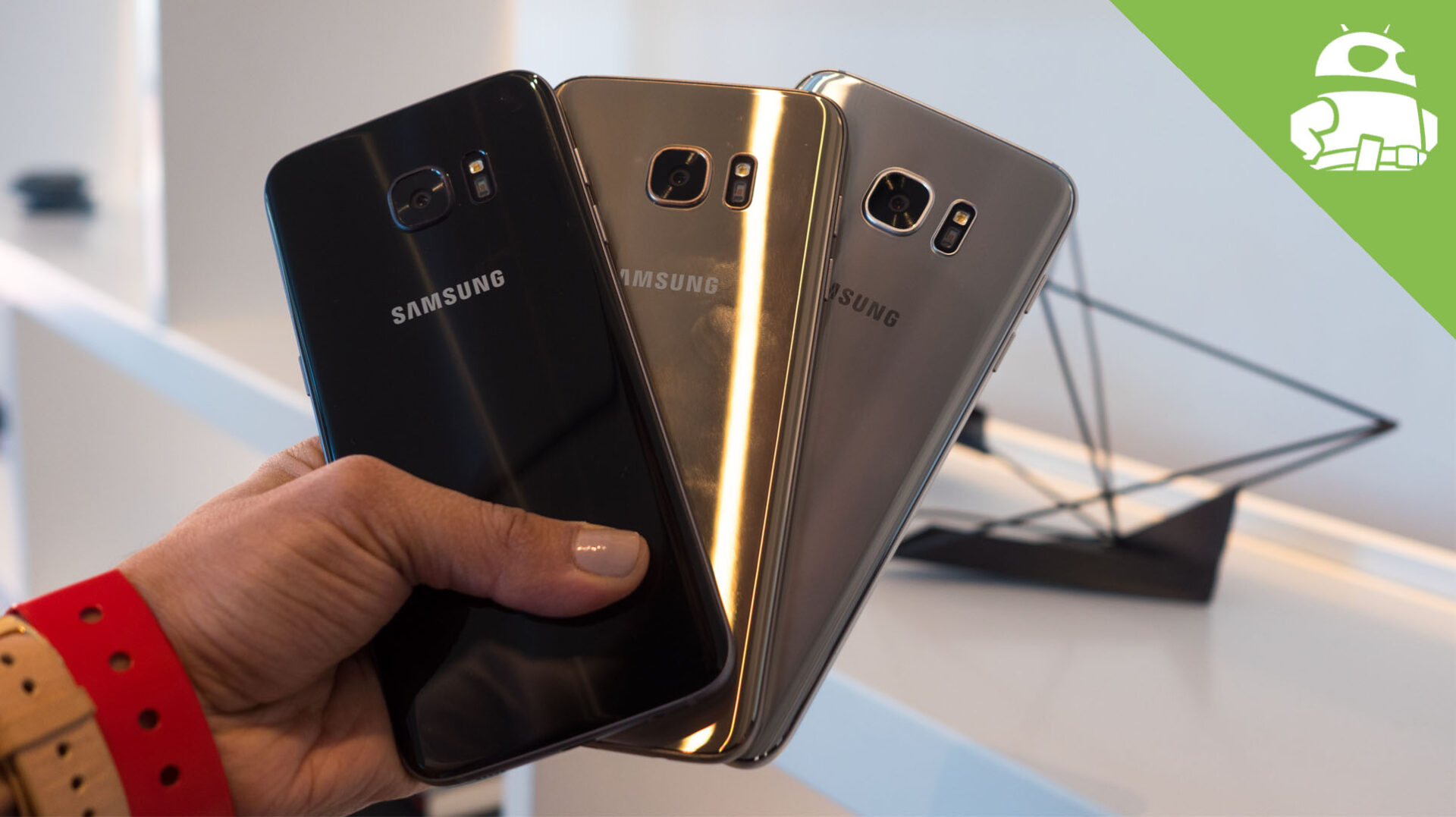 Samsung Galaxy S7 Edge color comparison