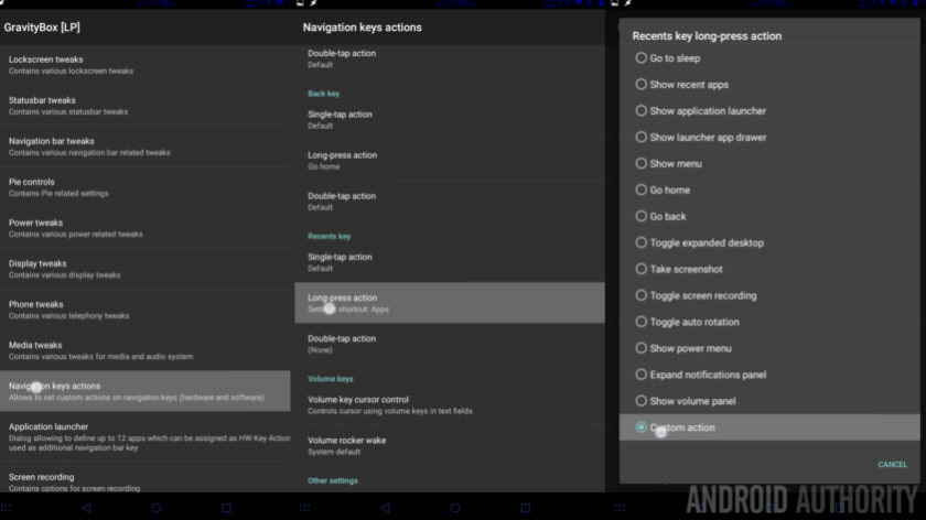 Custom Navigation button settings, GravityBox - Android customization - Android Authority