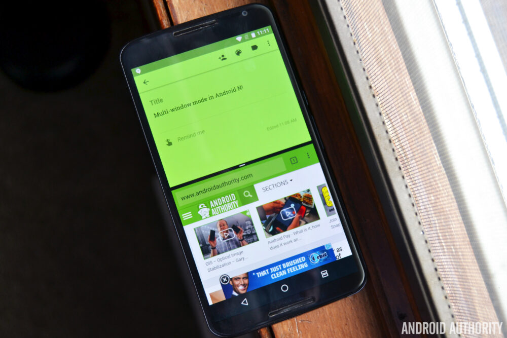 Drag and drop text between apps in multi-window mode [Diving into Android N] - Android Authority