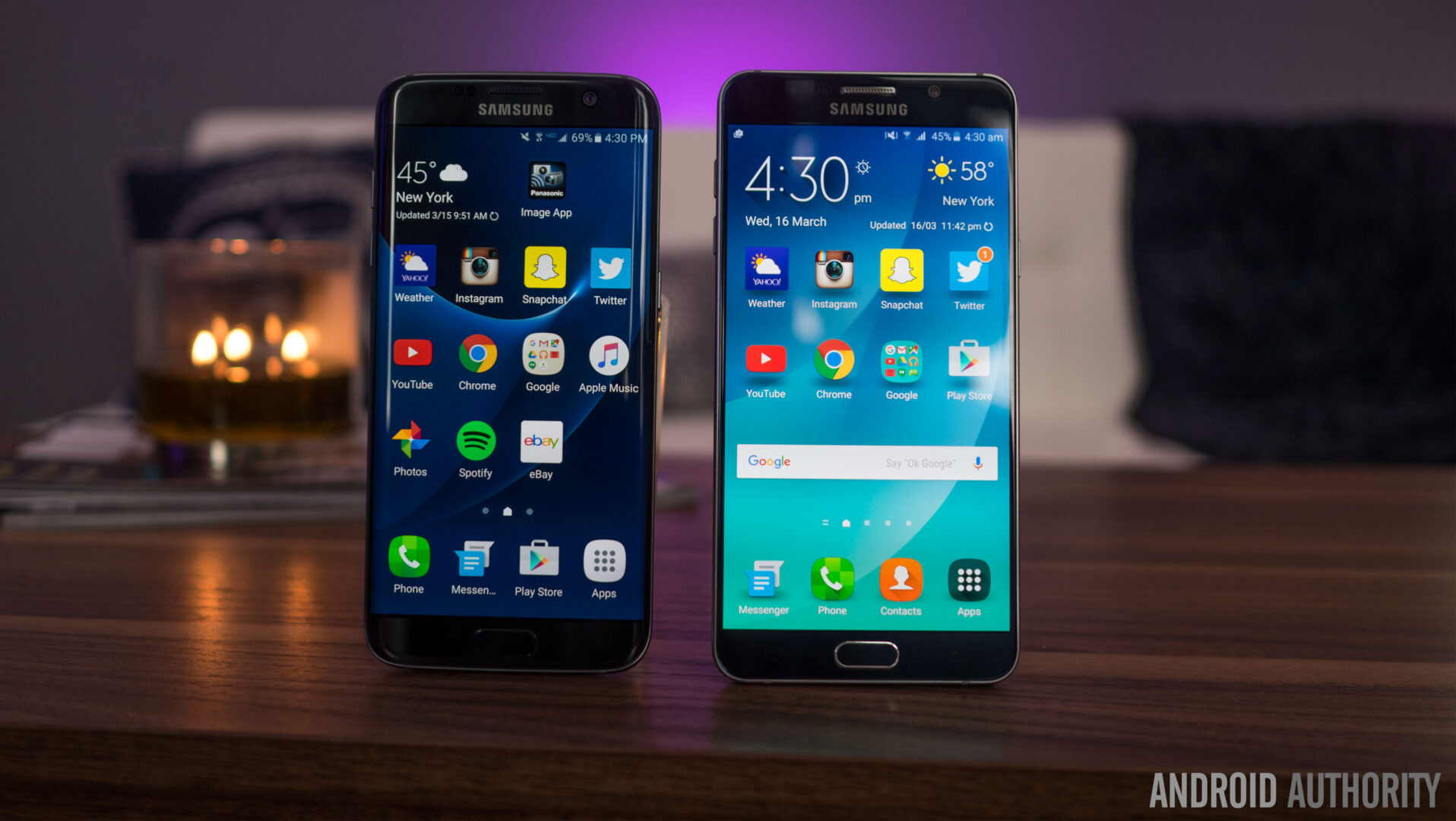 Samsung Galaxy S7 Edge vs Galaxy Note 5 - Android Authority