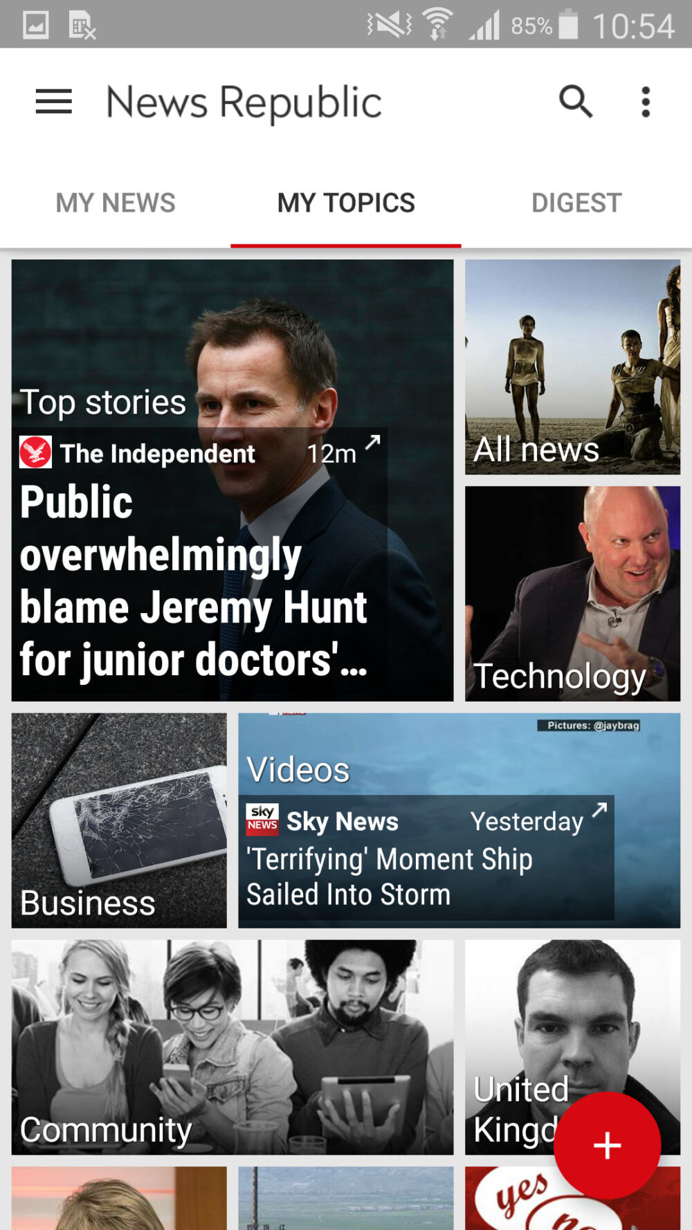 Latest News Republic for Android update brings some handy new social ...