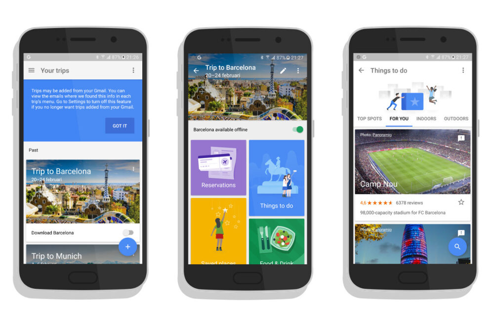 Google begins beta testing a new travel app