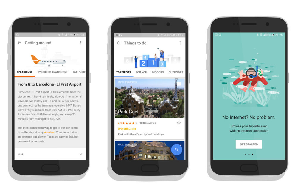 Google begins beta testing a new travel app