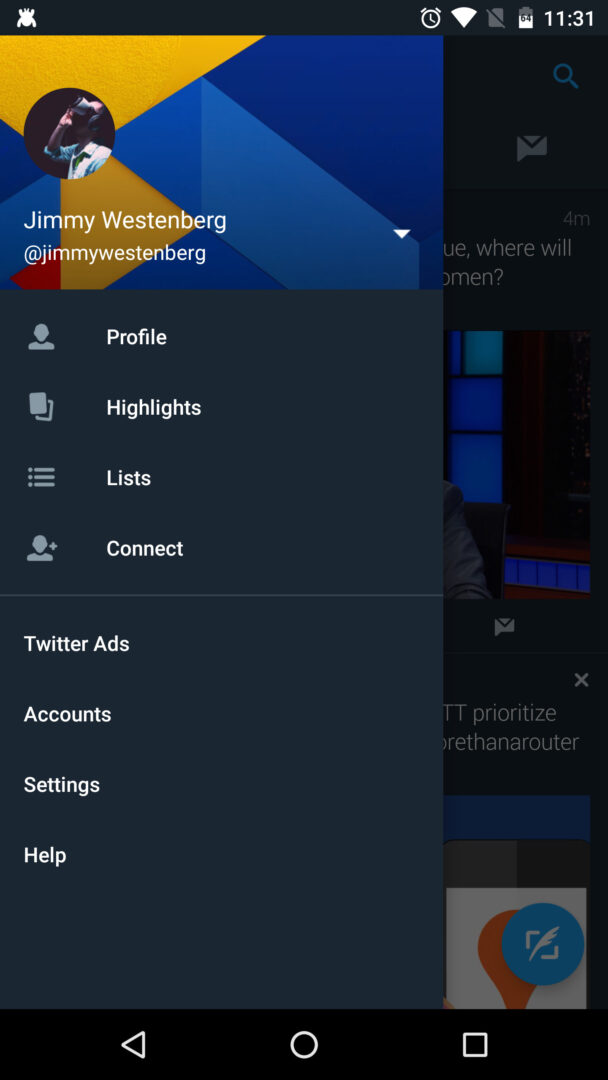Twitter S Automatic Night Mode Theme Is Just Glorious Android Authority