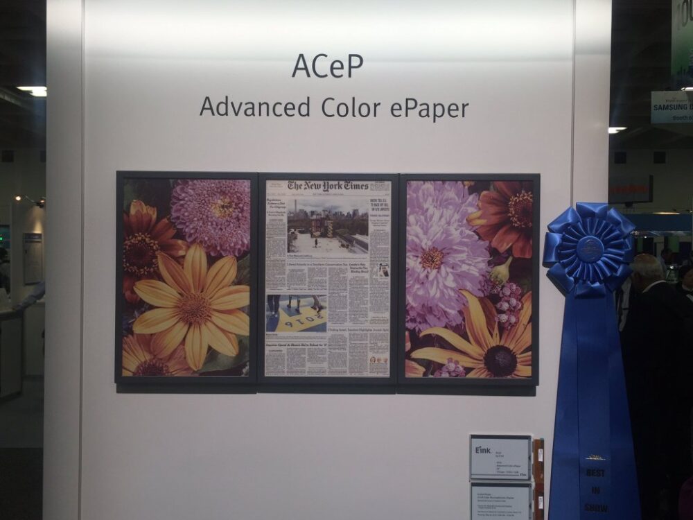 E-Ink launches 42-inch display for big digital whiteboards