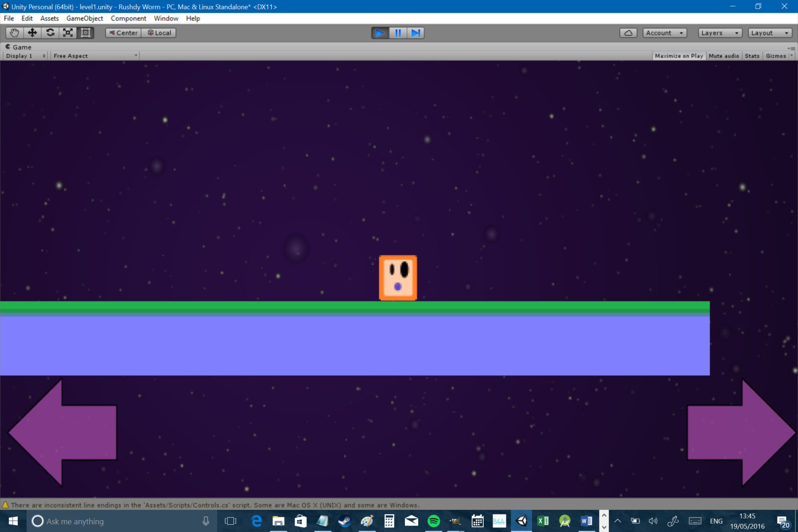 How to create a 2D platformer for Android in Unity - Part one