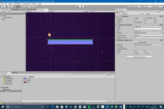 How to create a 2D platformer for Android in Unity - Part one