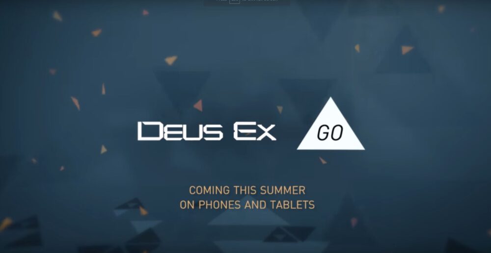 Deus Ex GO revealed by Square Enix, coming this summer