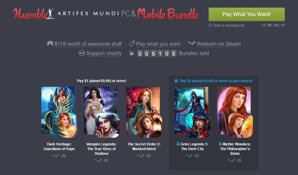 Humble Bundle reveals Artifex Mundi PC & Mobile bundle with 8 games in tow - Android Authority