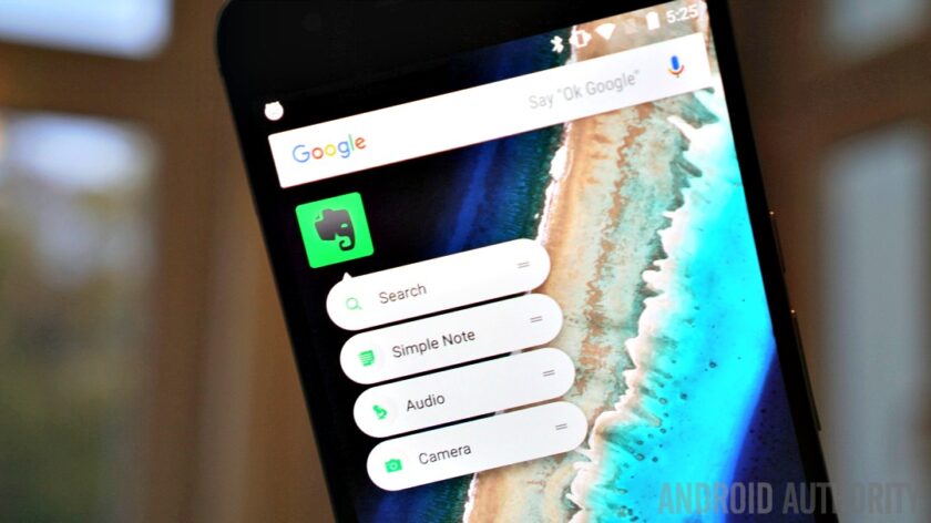 Evernote now supports Android Nougat's app shortcuts - Android Authority