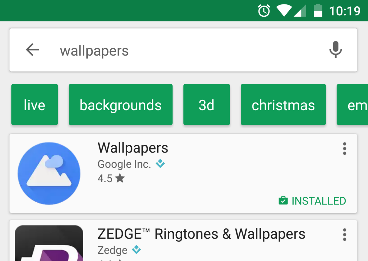 Google testing new search suggestions for Play Store apps