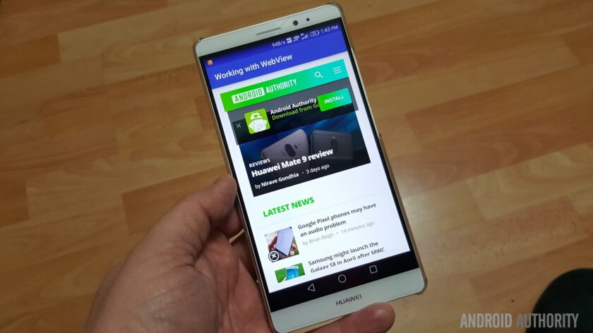 Working with WebView: displaying web content inside your Android app