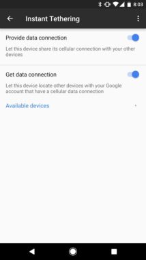 Google Play Services rolling out Instant Tethering mobile hotspot feature