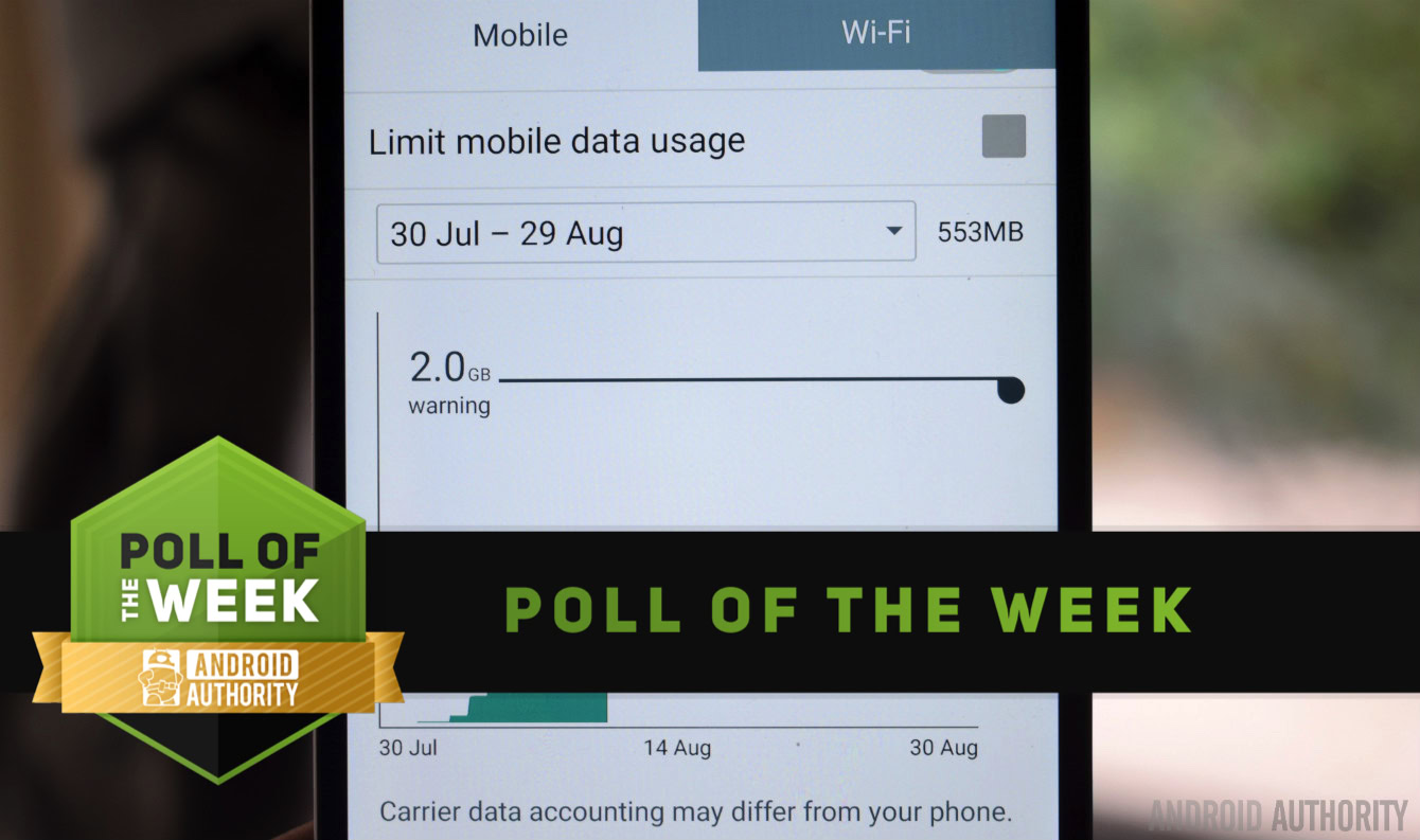 How Much Data Do You Use Each Month Poll Of The Week Android Authority How Much Data Do You Use Each Month Poll Of The Week Android Authority