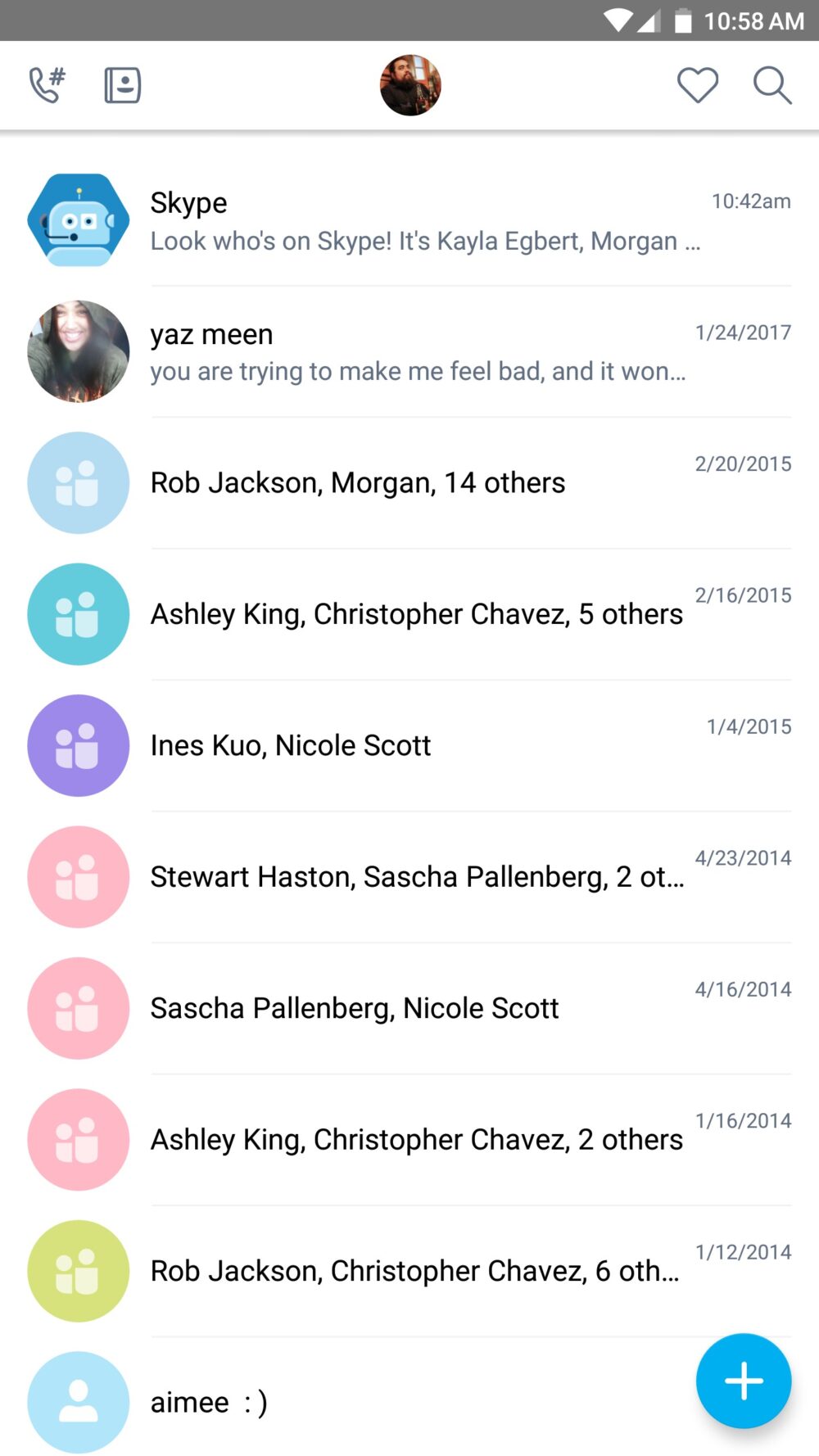 Skype Preview for Android shows us a sleek interface and helpful ...