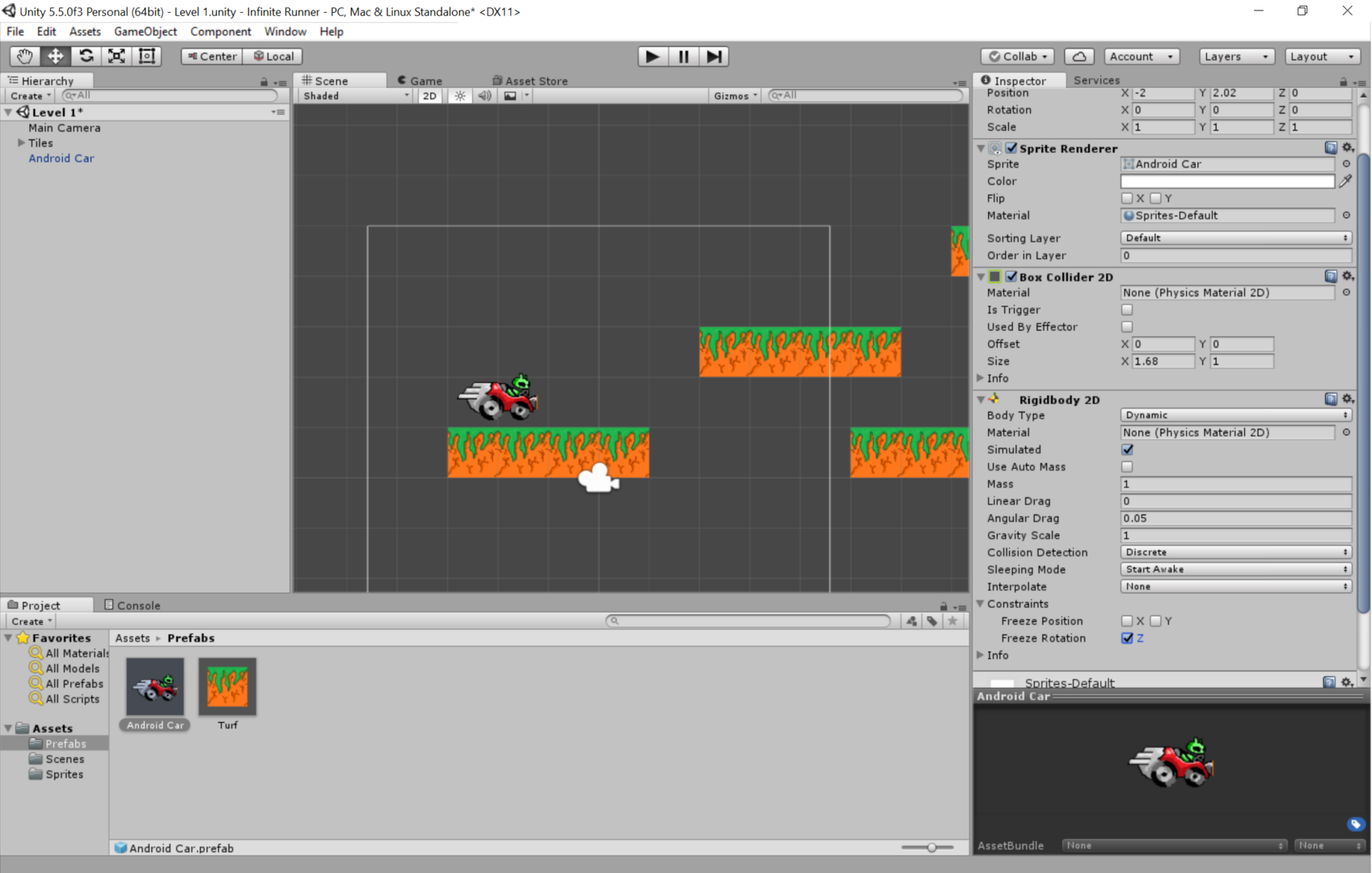 Let's build a simple endless runner game in Unity - Android Authority