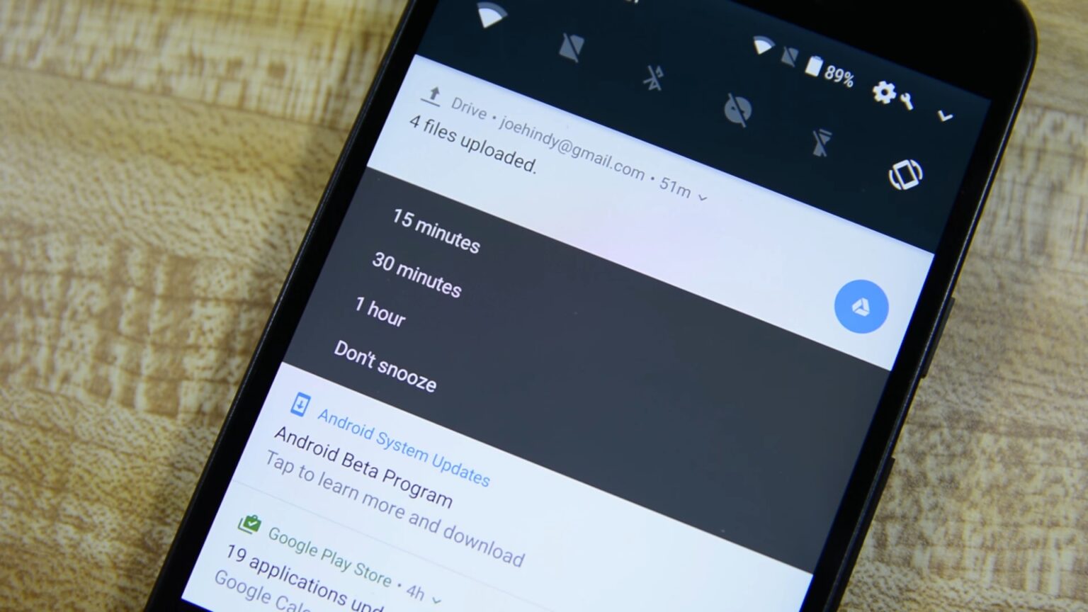 Android O notification channels, notification snooze and how they work