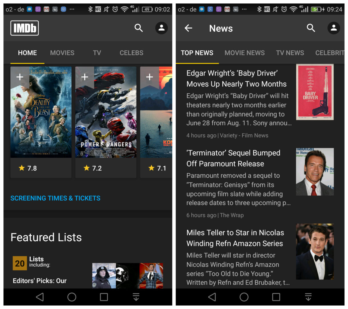 IMDb update 7.0 brings big interface changes to the app