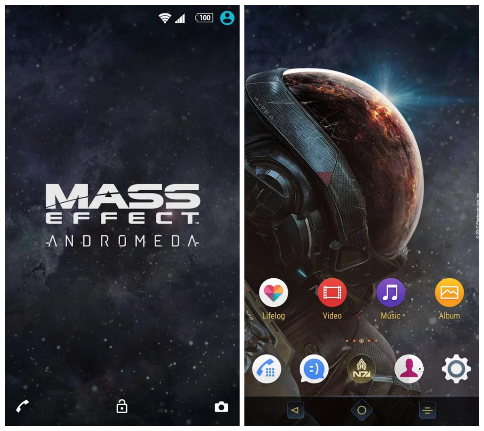 Sony releases Mass Effect: Andromeda theme for Xperia devices