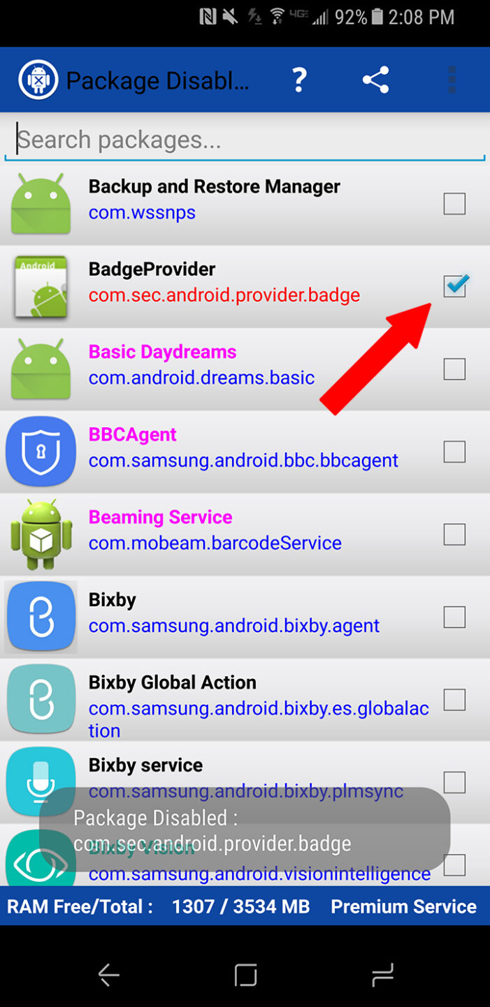 How to disable icon notification badges on the Samsung Galaxy S8 ...