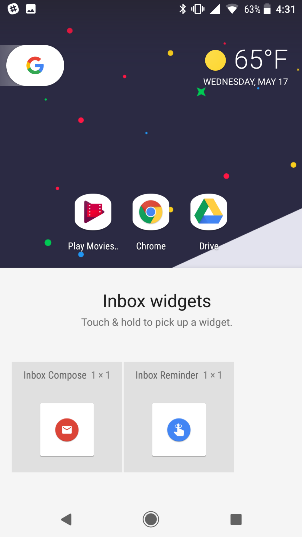 Long press icons to get quick access to widgets [Diving into Android O ...