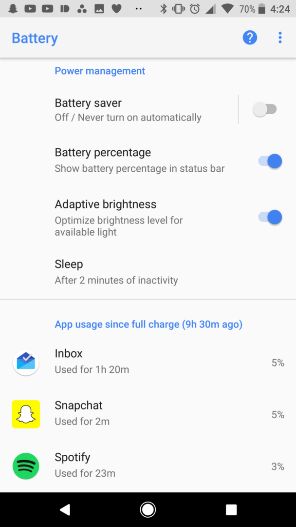 Android gets a new battery menu [Diving into Android O] - Android Authority