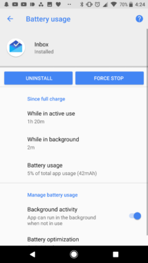 Android gets a new battery menu [Diving into Android O] - Android Authority