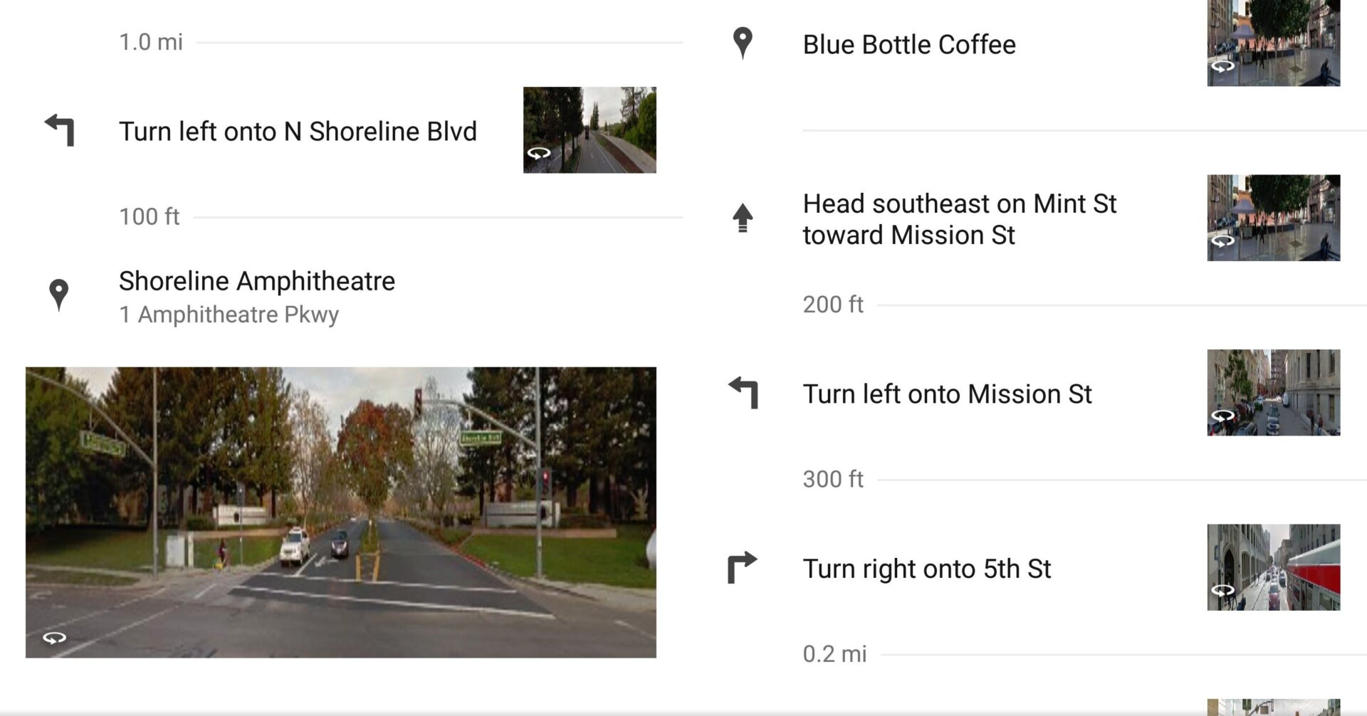 Google Maps rolls out integrated Street View images in turn-by-turn ...