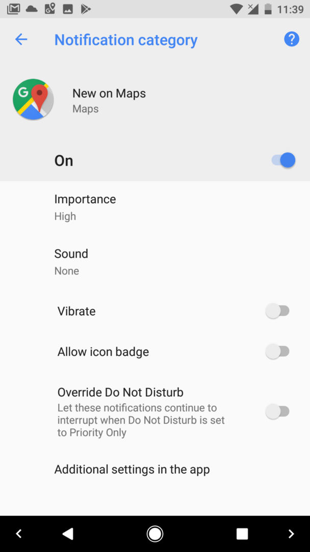 Google Maps beta adds notification channels for Android O - Android ...