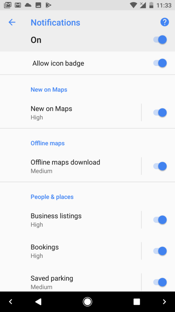 Google Maps beta adds notification channels for Android O - Android ...