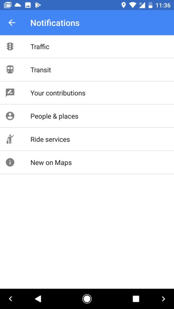 Google Maps beta adds notification channels for Android O - Android ...