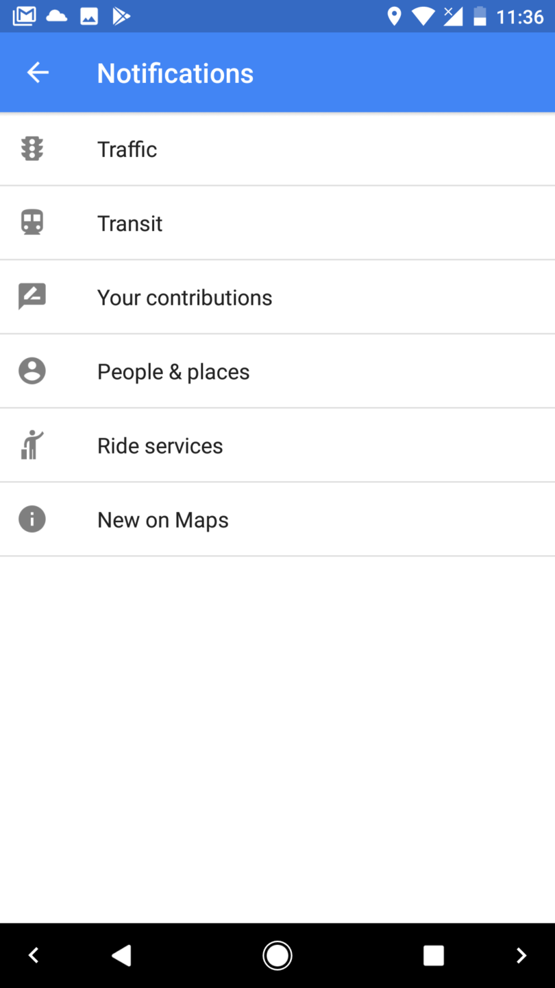 Google Maps beta adds notification channels for Android O - Android ...