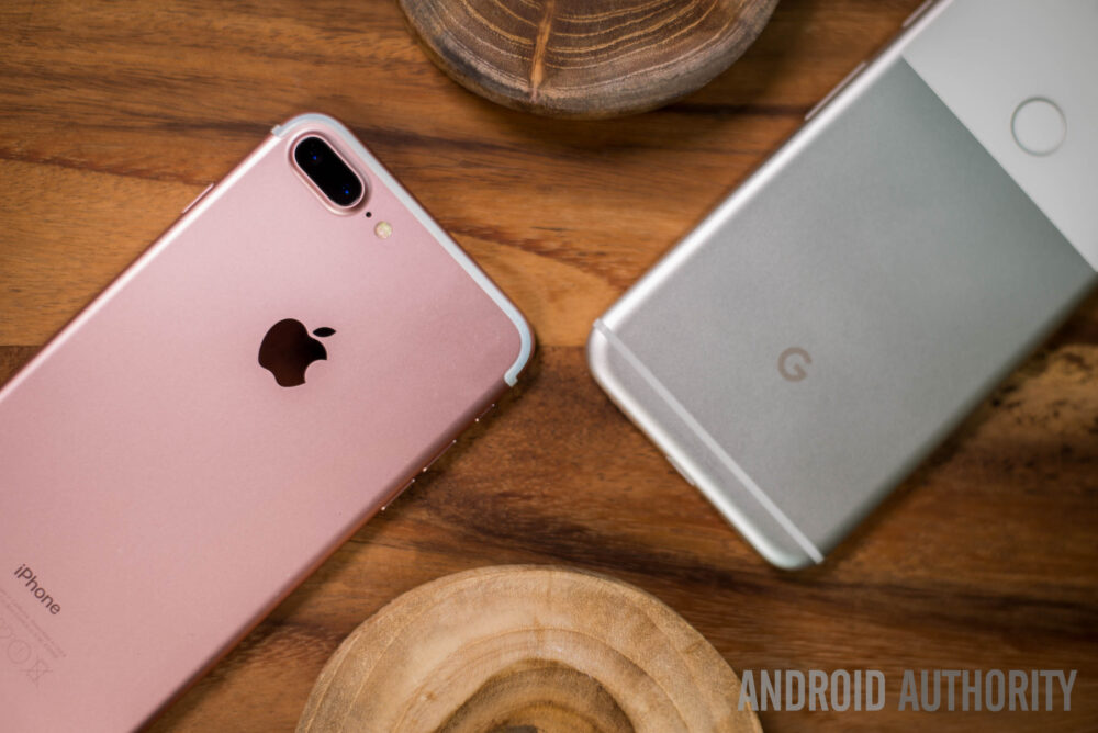 Google Pixel XL vs Apple iPhone 7 Plus - Android Authority