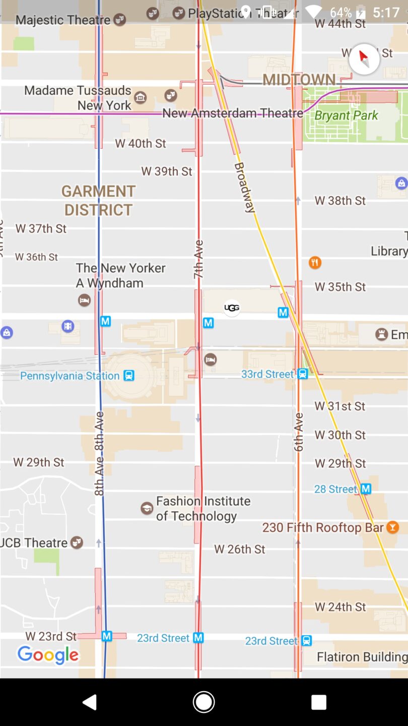 Google Maps may be introducing subway station layouts