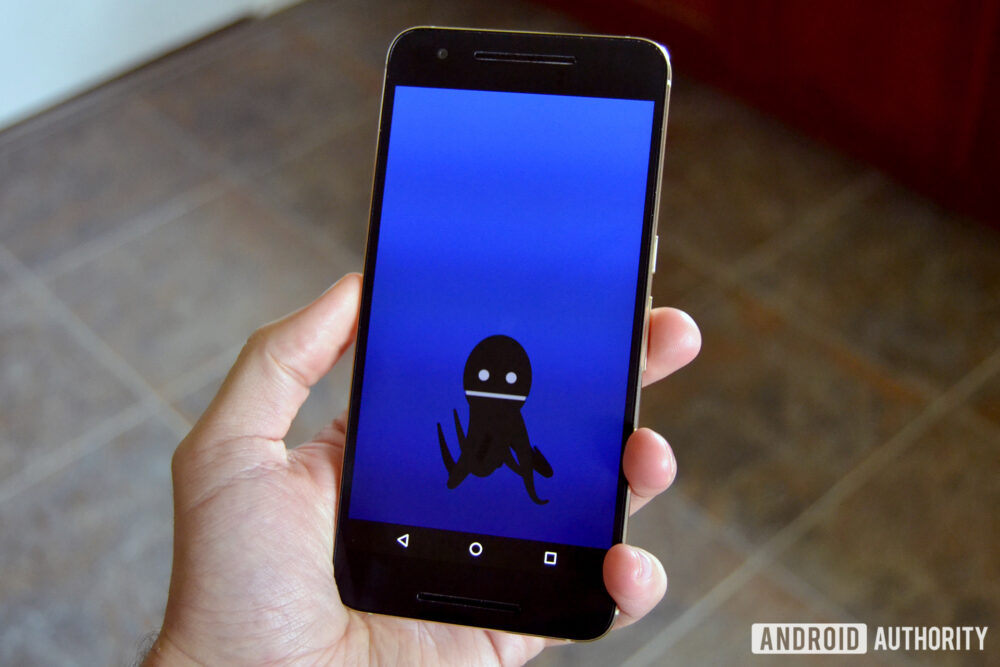 The Easter egg in Android O Dev Preview 4 features a floating octopus ...