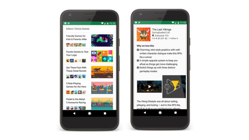 Google Play's editorial pages put a human touch on finding high-quality ...