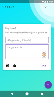 Gratus is an app that reminds you of the good things in life - Android ...