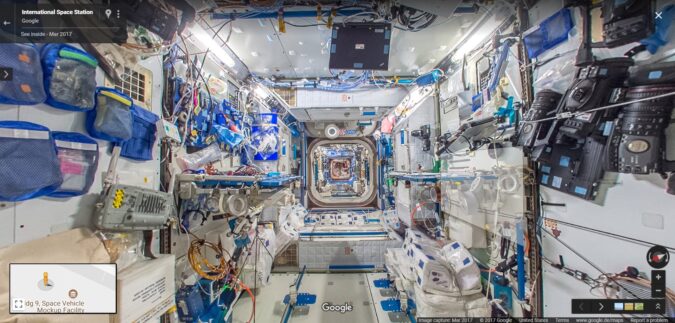 You can now explore the International Space Station with Google Maps
